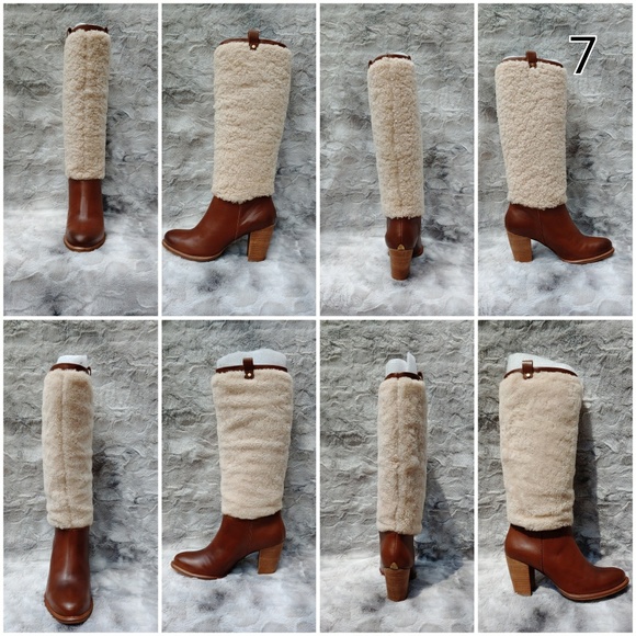 UGG | Shoes | Ugg Bgrade Ava Exposed Fur Stack Heel Boot | Poshmark